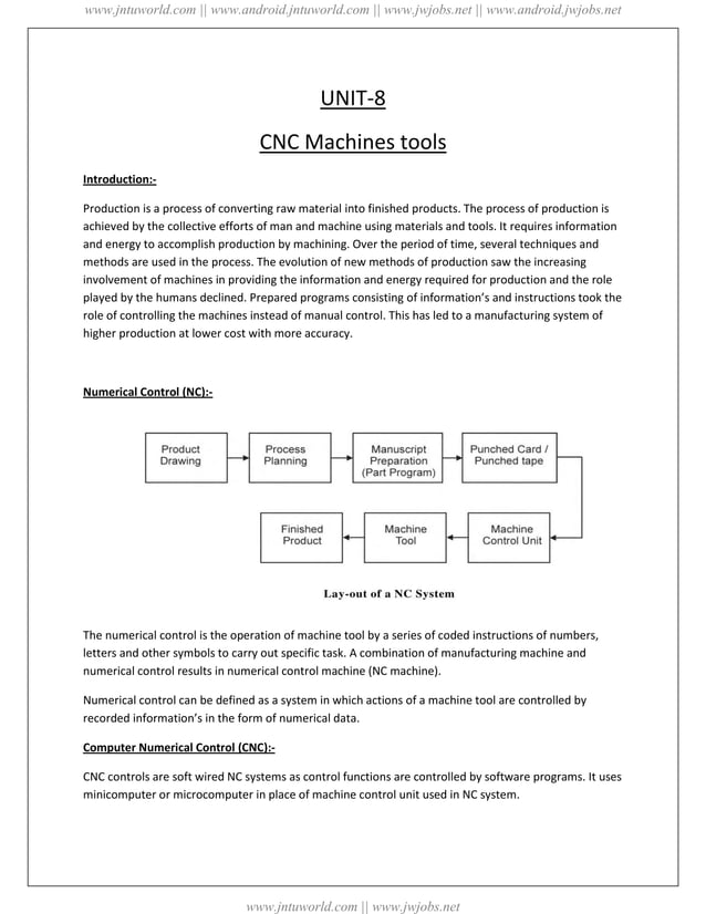 Cnc machine tools | PDF