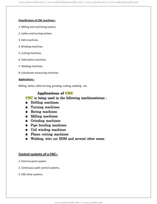 Cnc machine tools | PDF