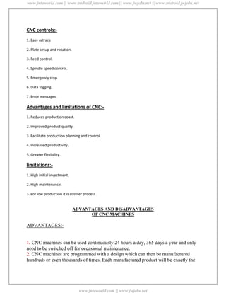 Cnc machine tools | PDF