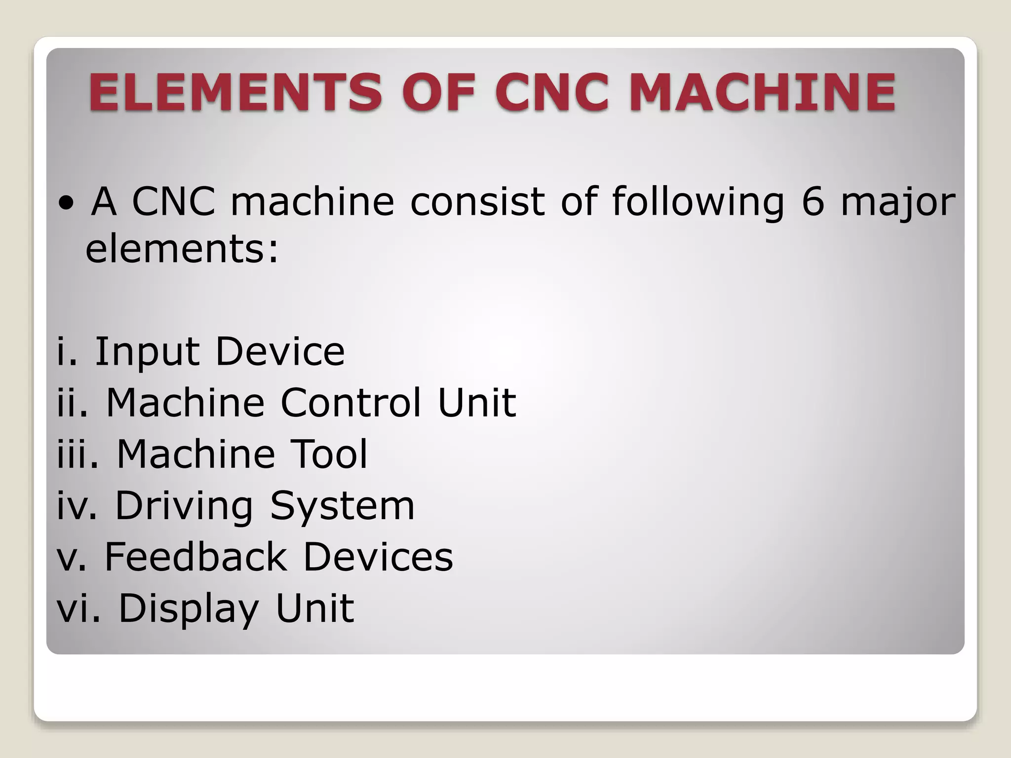 CNC machining processes | PPTX