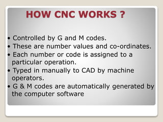 CNC machining processes | PPTX