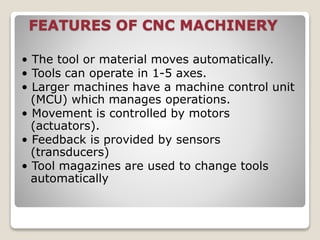 CNC machining processes | PPTX