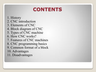 CNC machining processes | PPTX