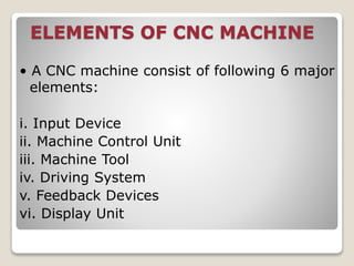 CNC machining processes | PPTX