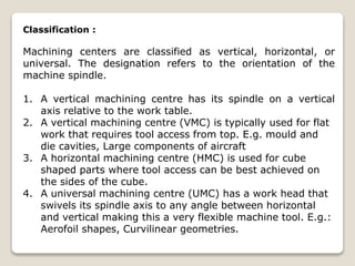 CNC machining centers | PPTX