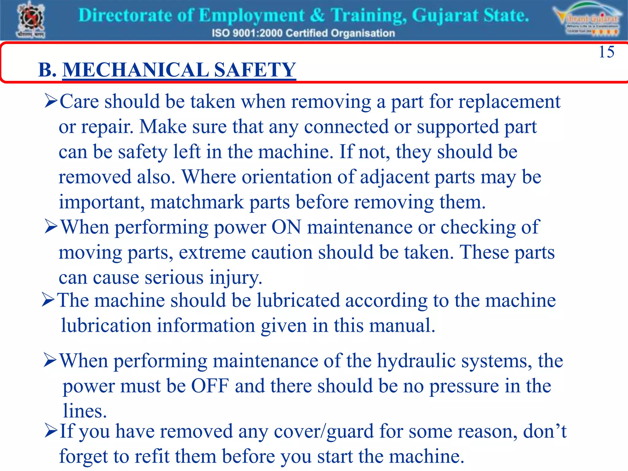 CNC Machine Maintenance | PPTX