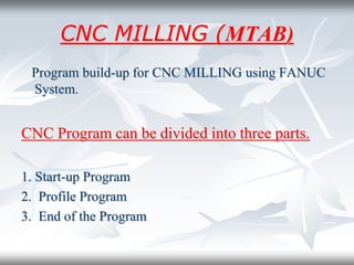 CNC_MILLING.ppt | Programming Languages | Computing