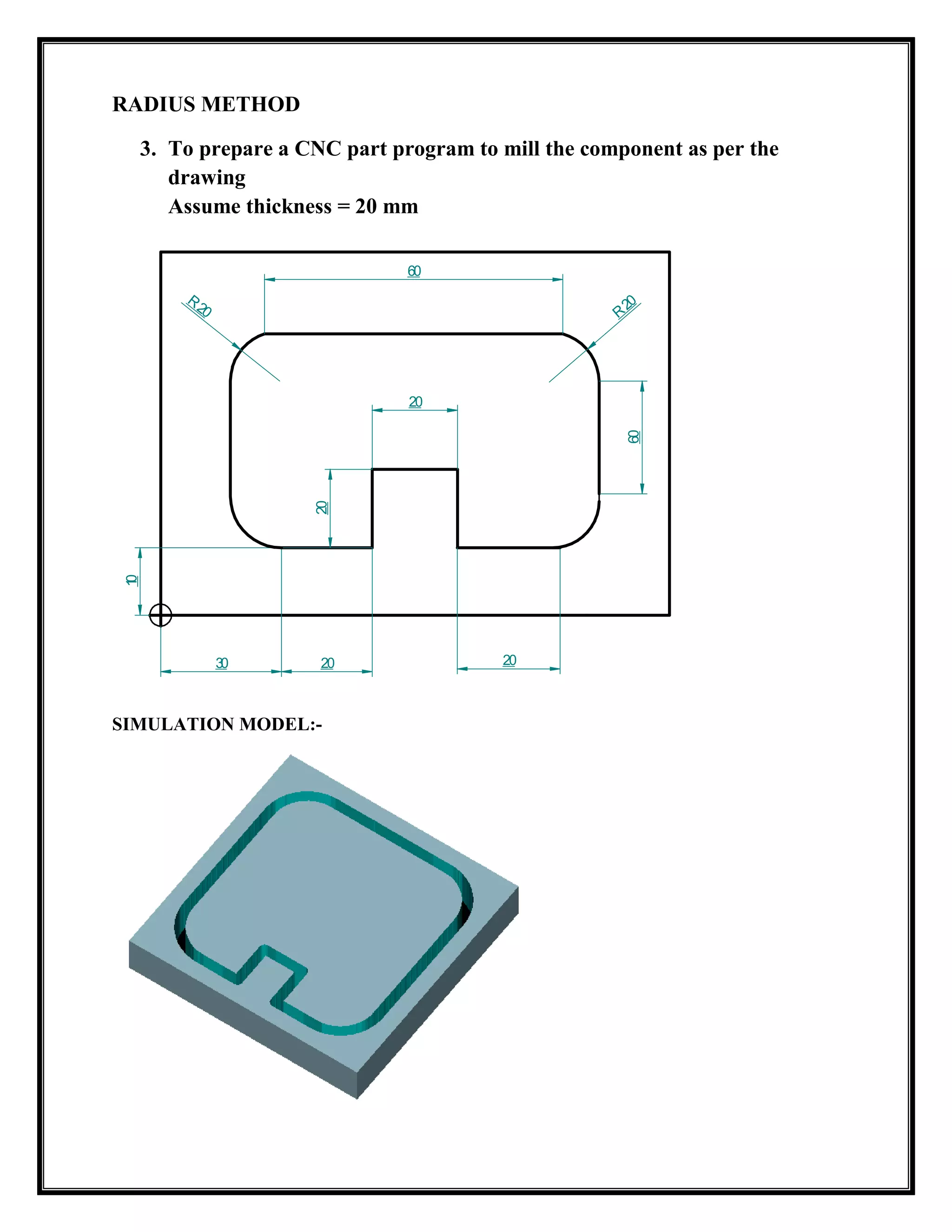 Cnc milling programs | PDF