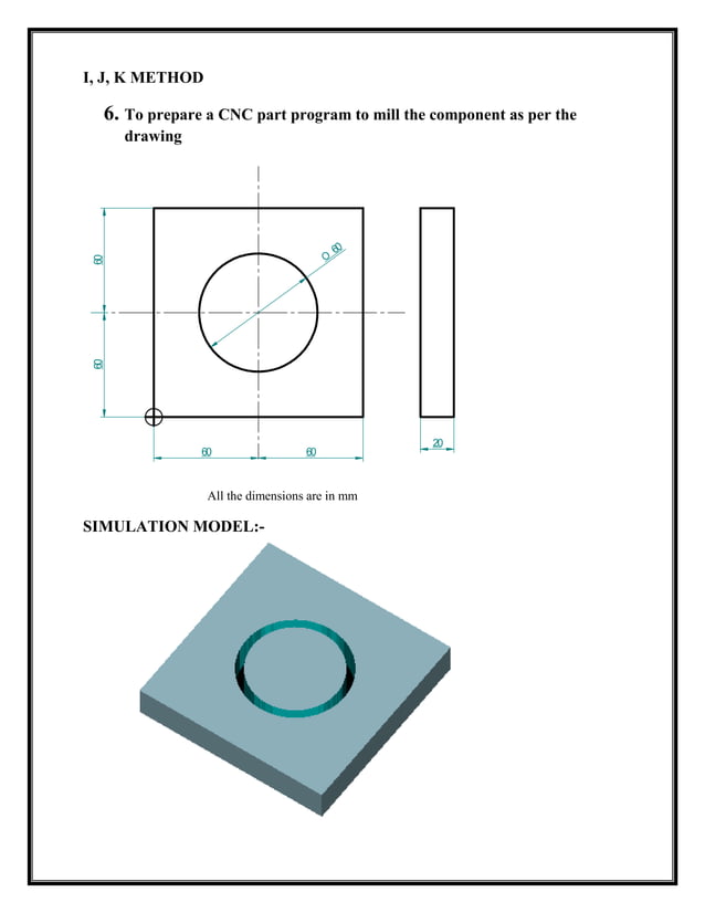 Cnc milling programs | PDF