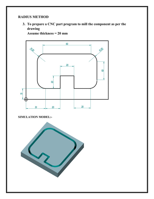 Cnc milling programs | PDF