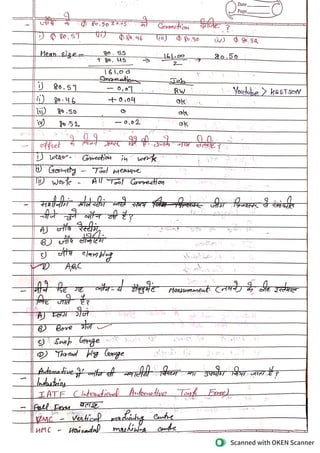 CNC Operator interview Question in Hindi | PDF