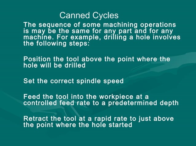 Cnc part programming 4 unit | PPT