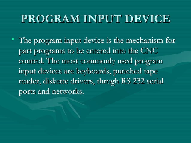 Cnc part programming 4 unit | PPT