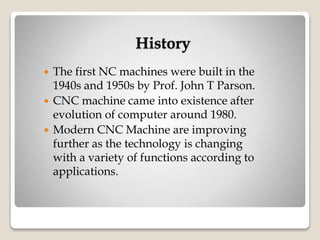 Cnc pgrming seminar- | PPTX | Technology & Computing