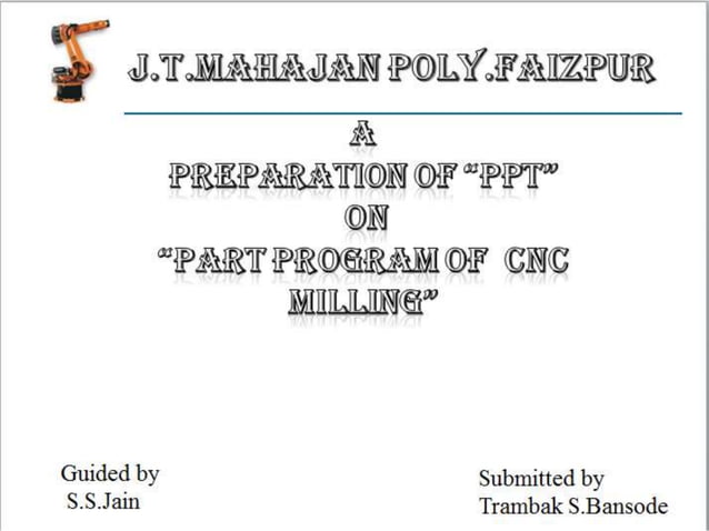 Cnc ppt akash bansode | PPT