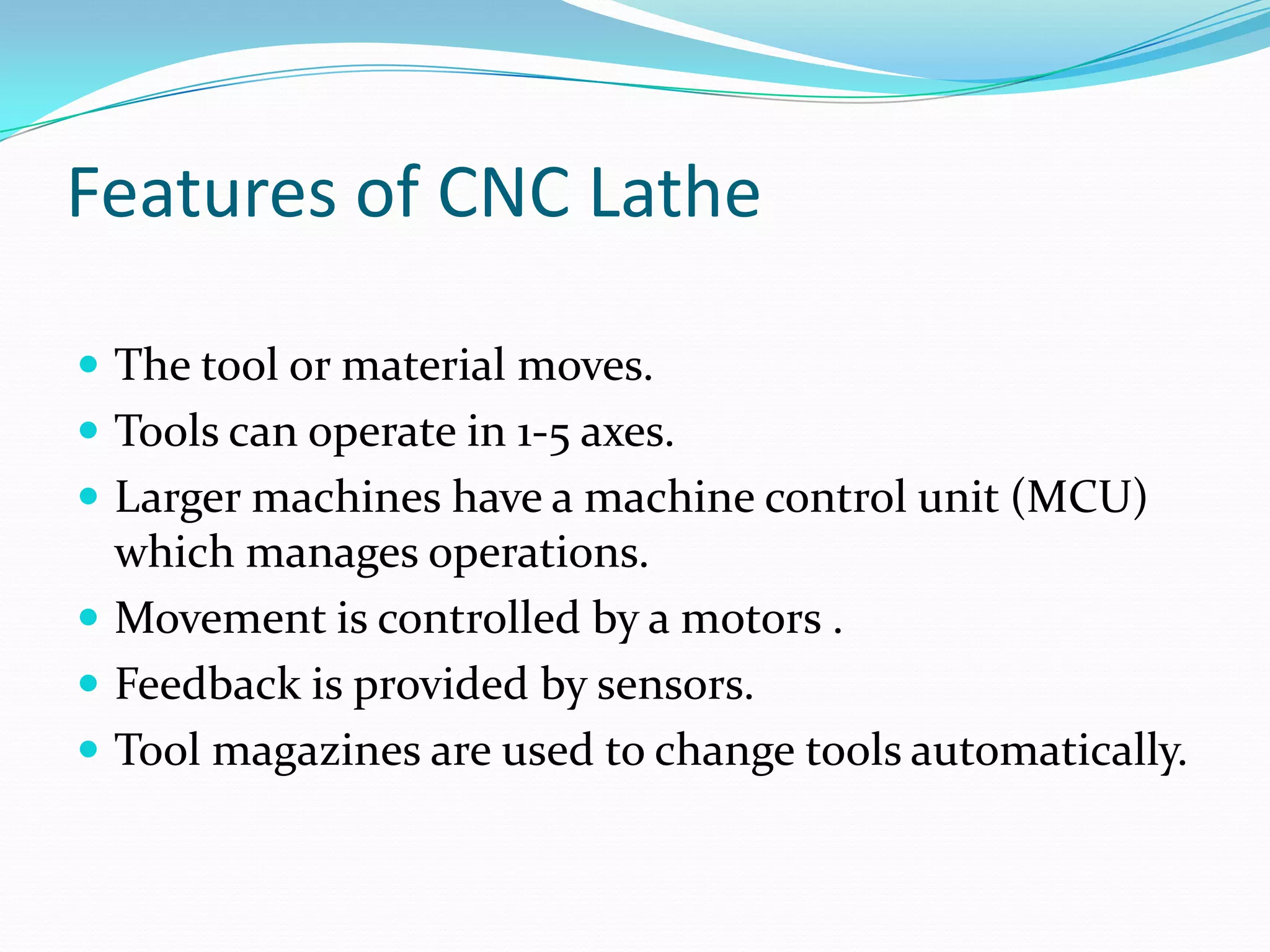 Cncpresentation CNC lathe machine | PDF