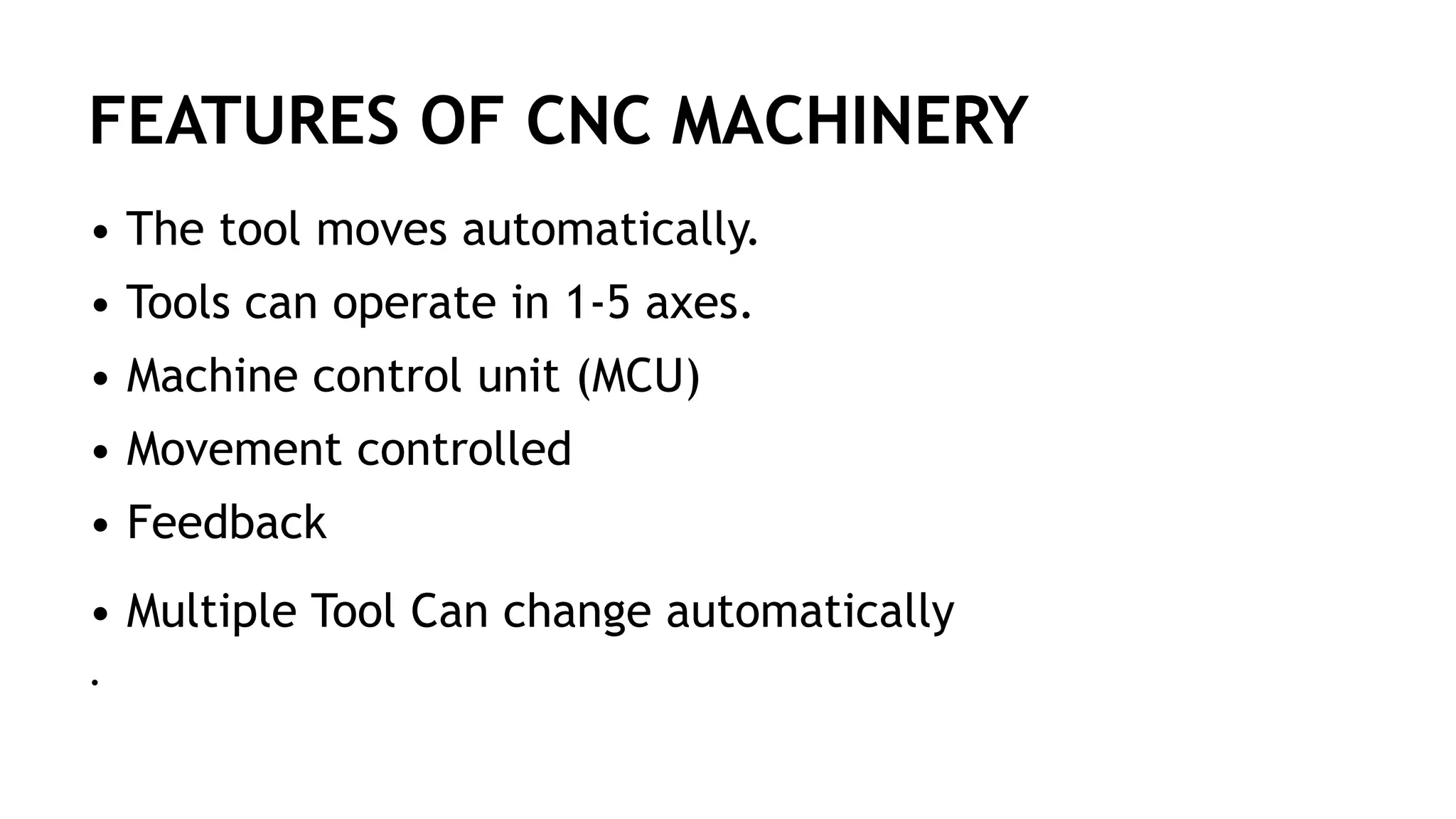 CNC Presentation | PPTX