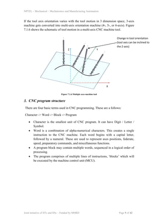Cnc programming | PDF