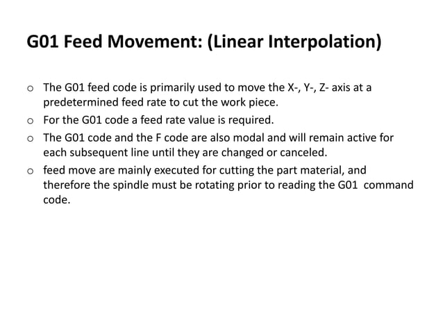 Cnc program writing | PPTX