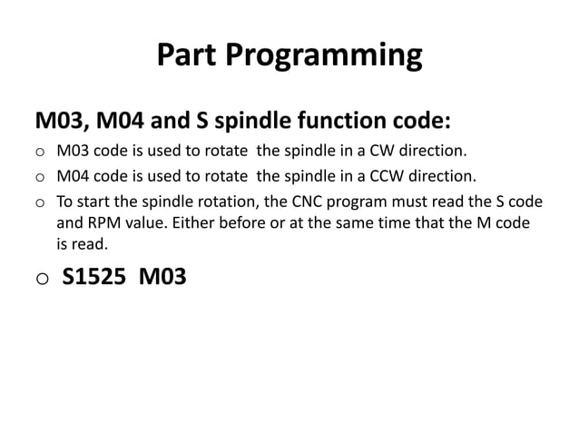 Cnc program writing | PPTX