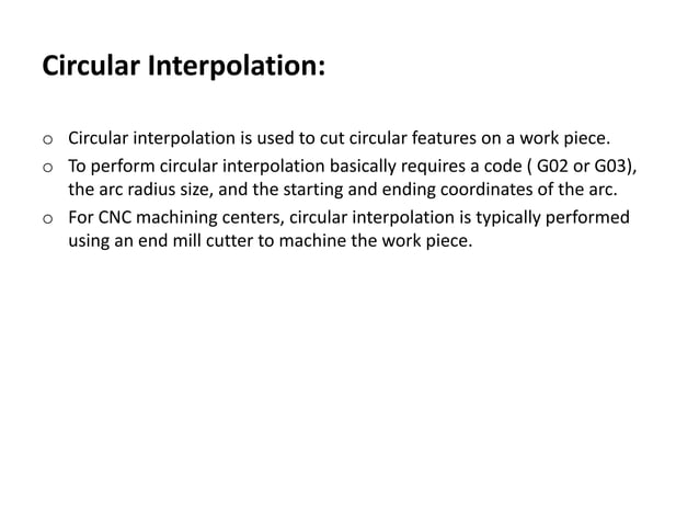Cnc program writing | PPTX