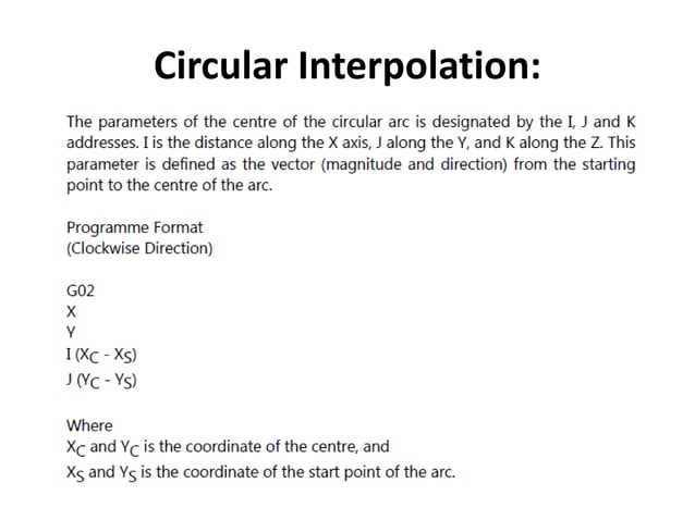 Cnc program writing | PPTX