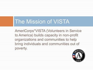 CNCS Structure and the WiCC VISTA Program | PPT