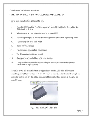 A Project Report on CNC Training | PDF