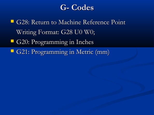 Cnc turning(Fanuc system) | PPT