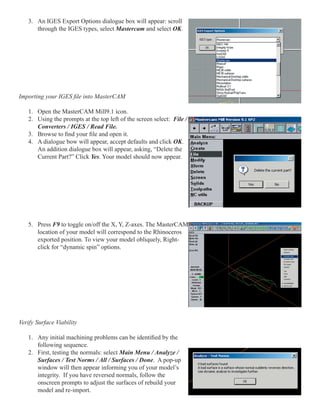 Cnc tutorial mastercam | PDF | Woodworking | Arts and Crafts
