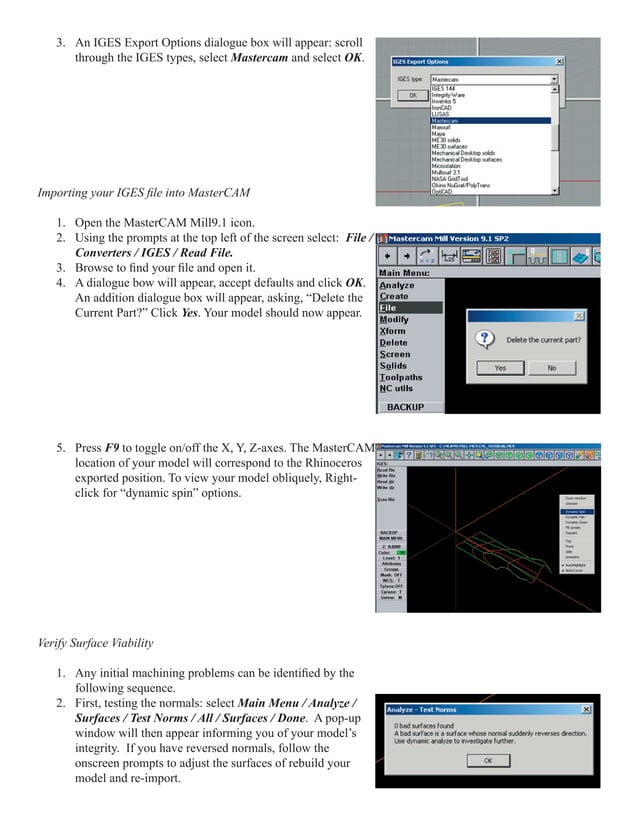 Cnc tutorial mastercam | PDF | Woodworking | Arts and Crafts