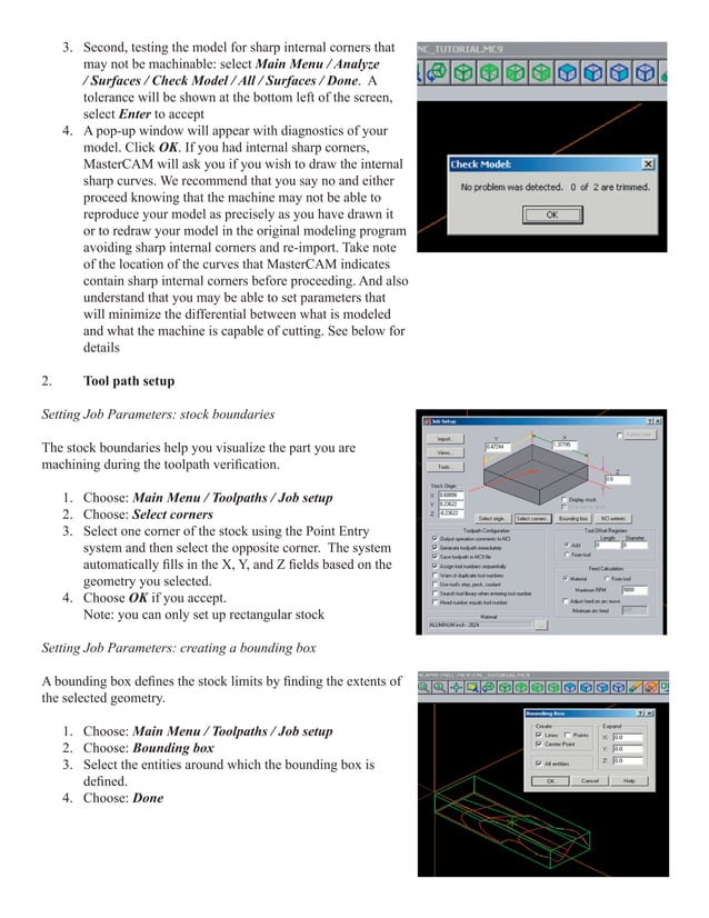 Cnc Tutorial Mastercam Pdf Woodworking Arts And Crafts