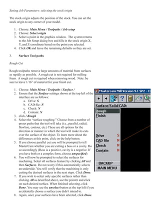 Cnc tutorial mastercam | PDF | Woodworking | Arts and Crafts