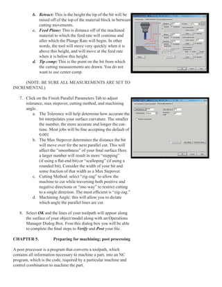 Cnc tutorial mastercam | PDF | Woodworking | Arts and Crafts
