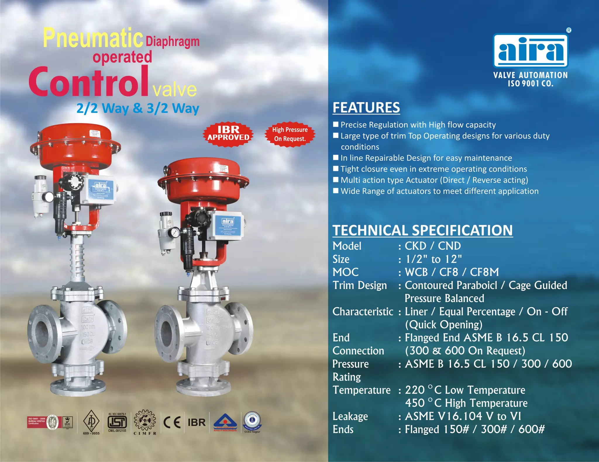 CND & CKD Control Valve in India | PDF