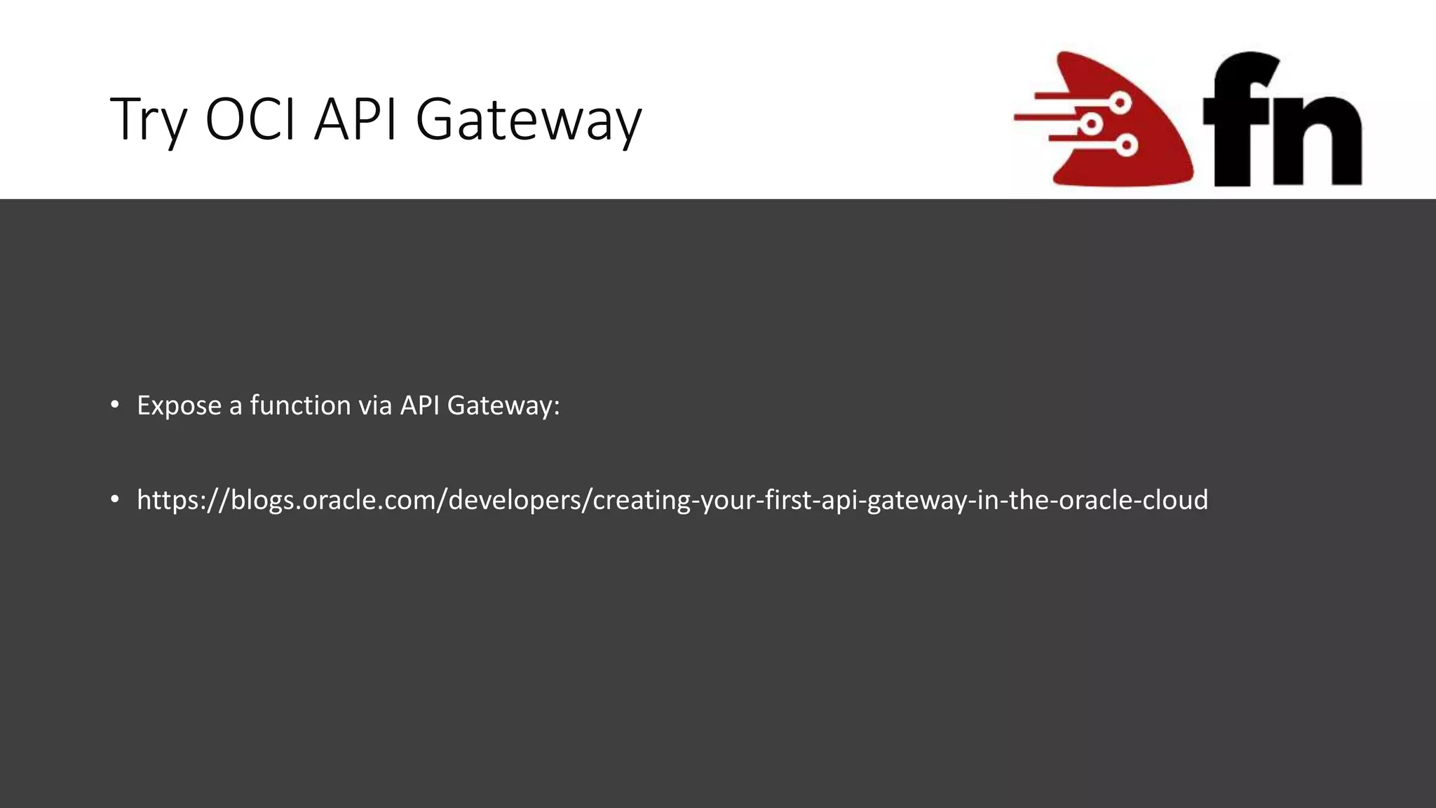 OCI Oracle Functions Deployment | PPT