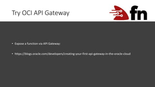 OCI Oracle Functions Deployment | PPT