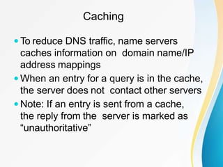 DNS ( Domain Name System) | PPTX