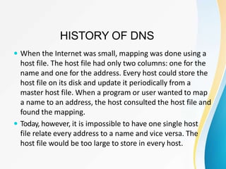DNS ( Domain Name System) | PPTX
