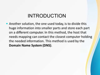 DNS ( Domain Name System) | PPTX
