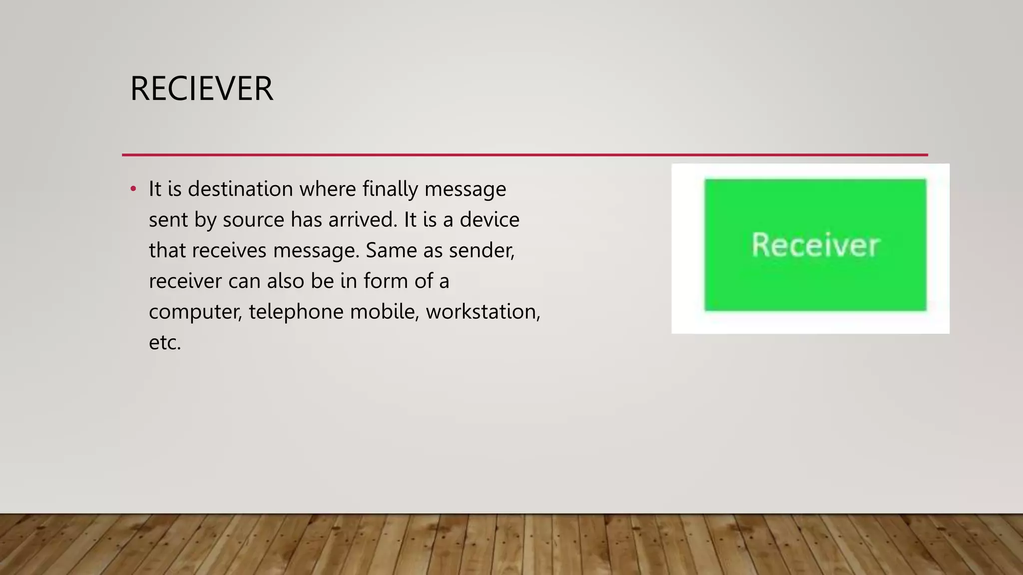 Component used in data communication | PPTX