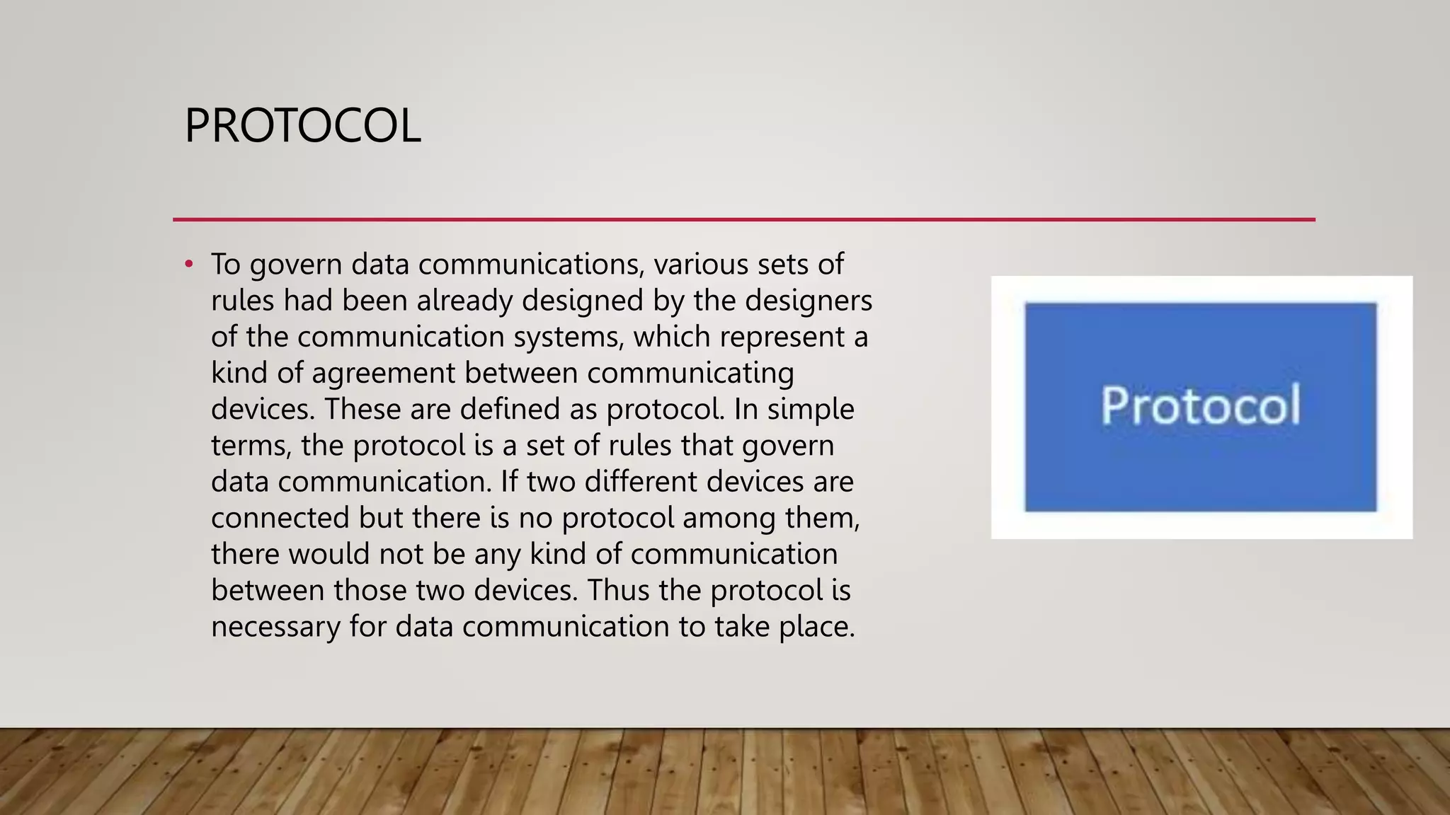 Component used in data communication | PPTX