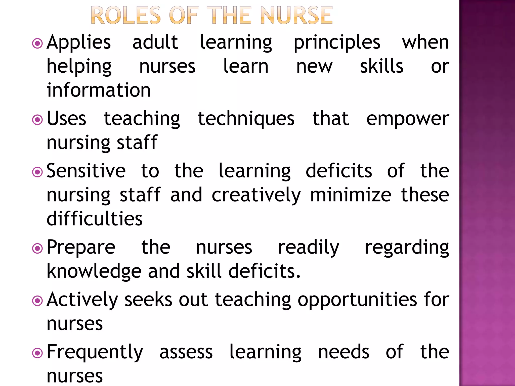 Continuing nursing education | PPTX