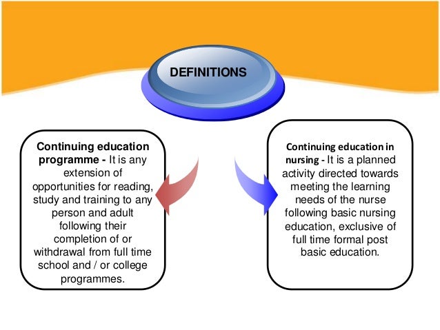 Nursing Continuing Education Units