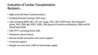 Heart transplantation | PPT