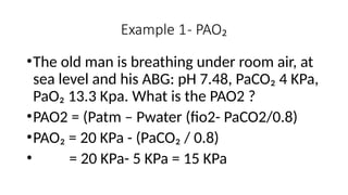 Apakah A-a gradient? Alveoli-artery di ICU | PPTX