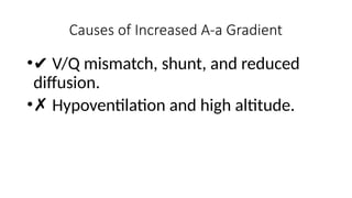 Apakah A-a gradient? Alveoli-artery di ICU | PPTX