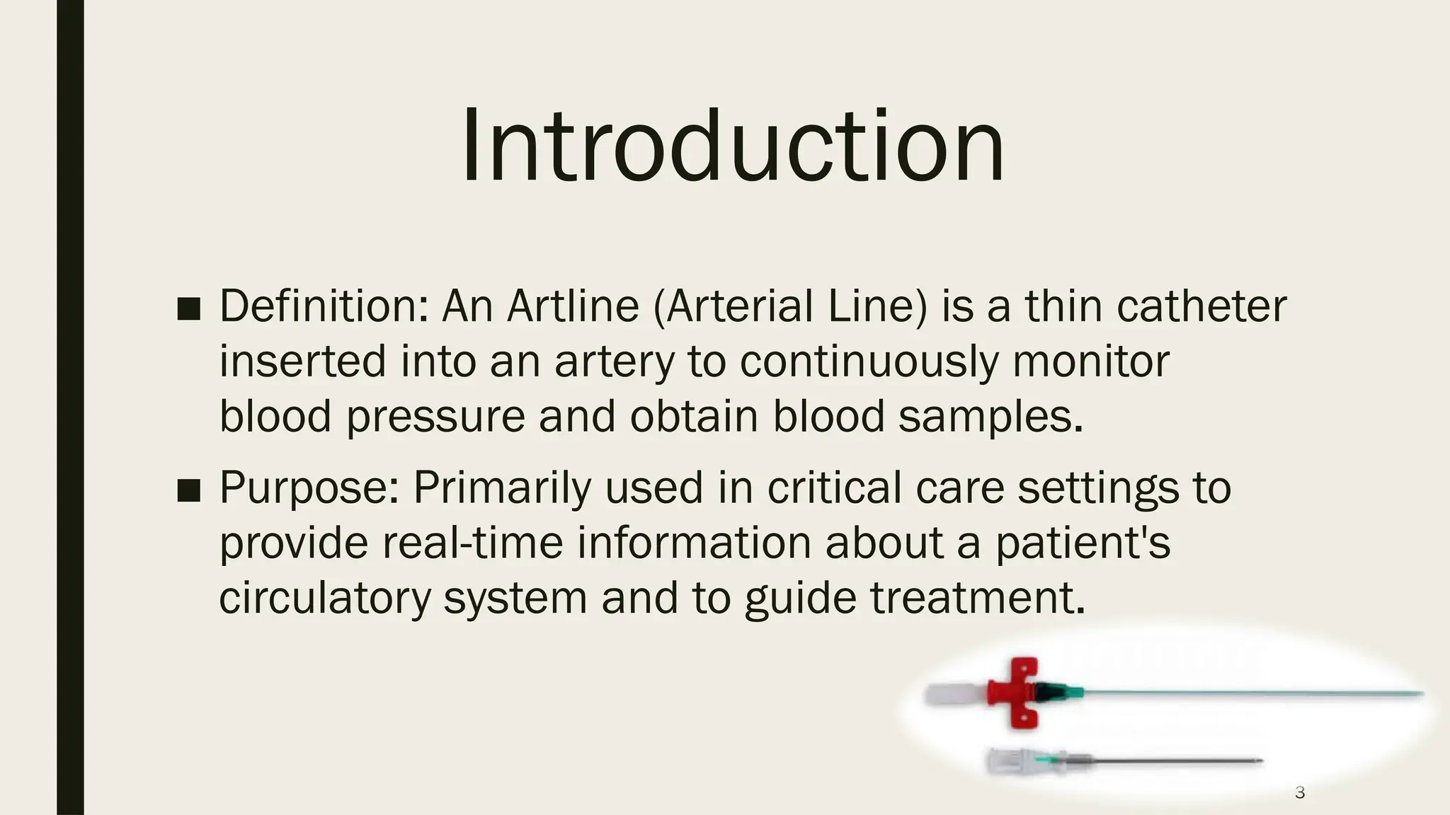 CNE Artline System in ICU. Care of arterial line in ICU and what need ...