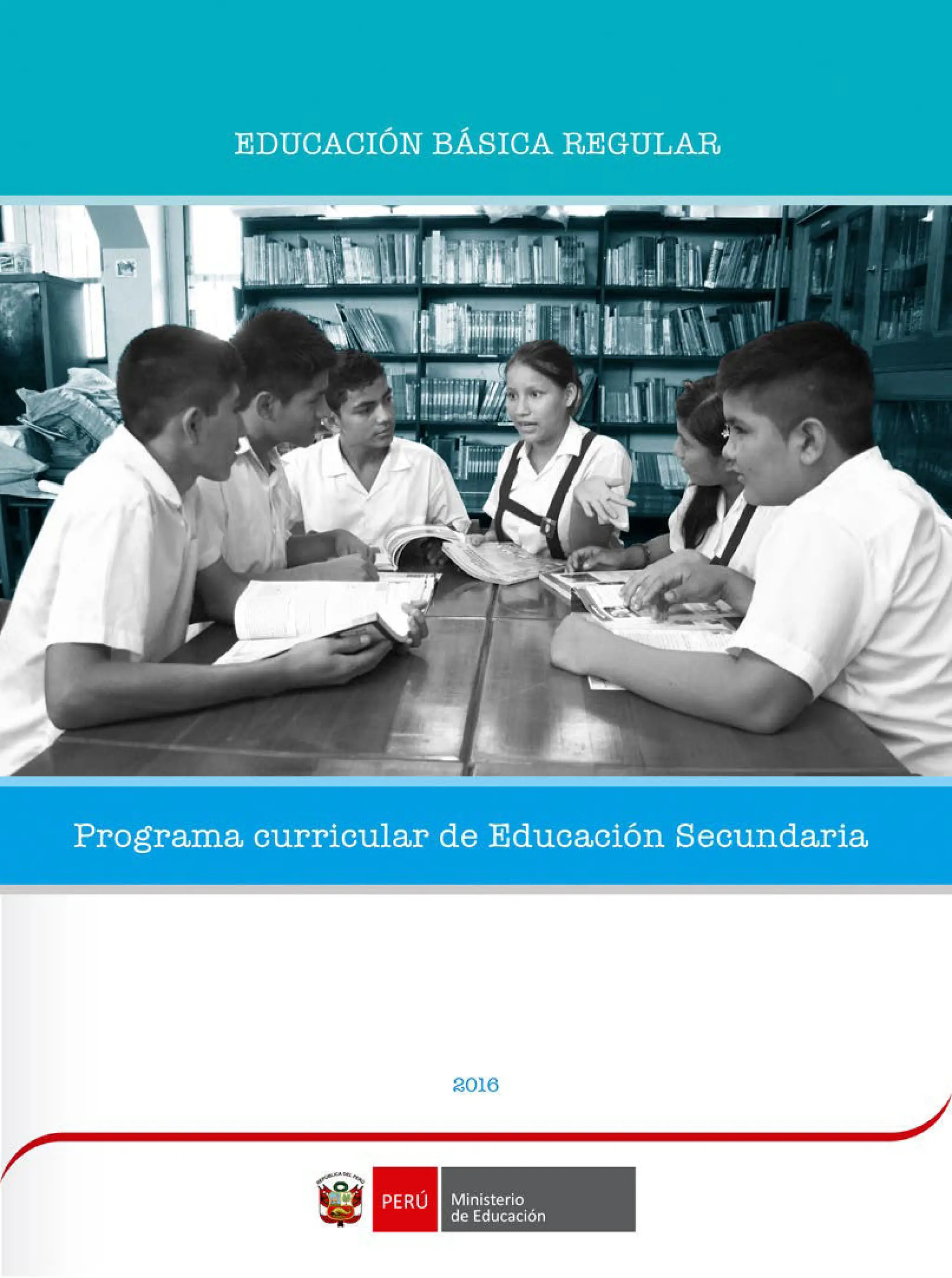 Currículo nacional de secundaria del Perú-2016 MINEDU | PDF ...