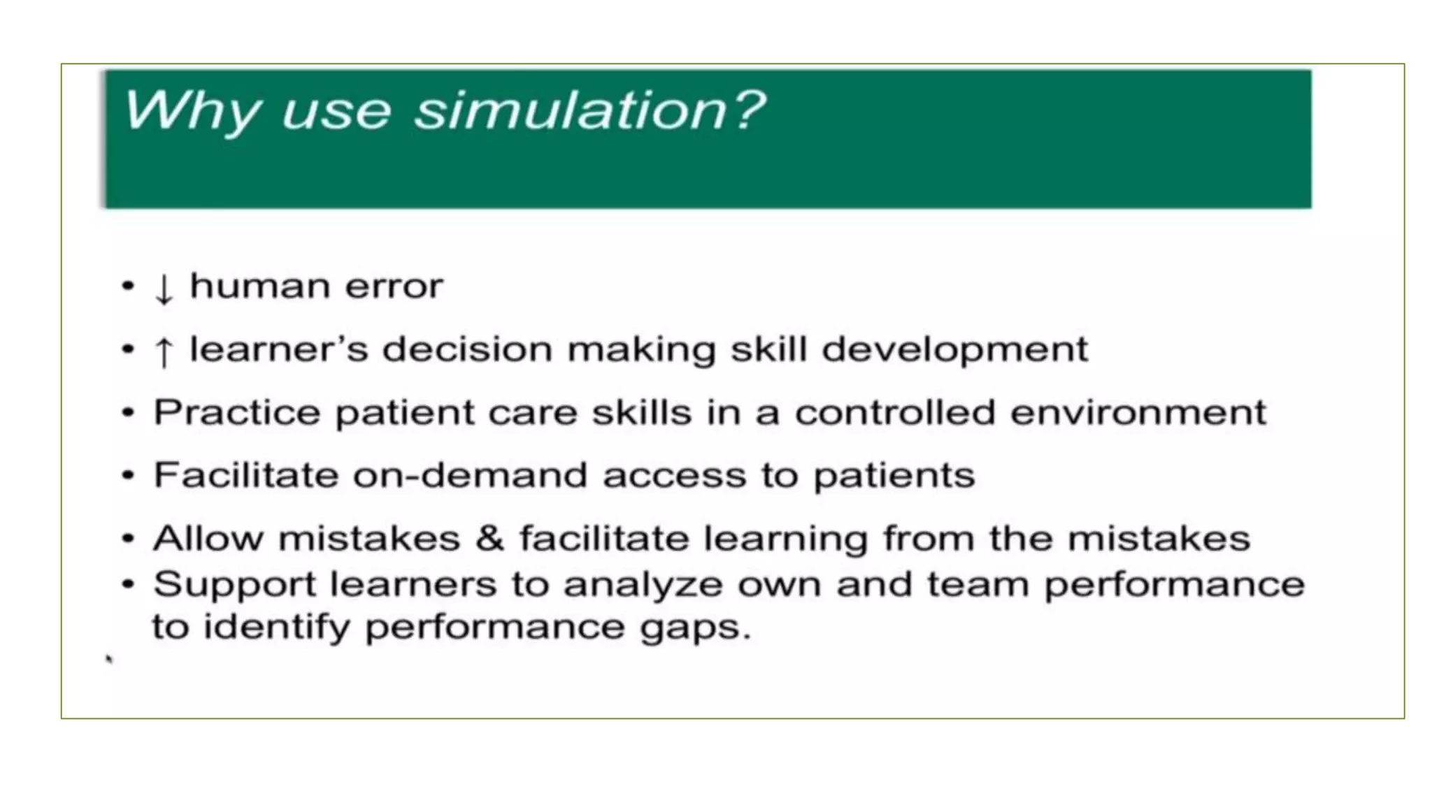 Simulation Based Education and OSCE | PPTX